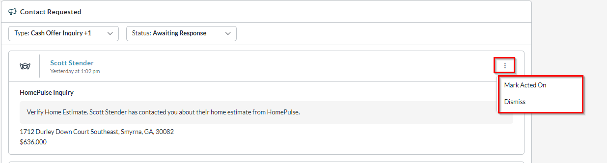 Agent Launchpad- Contact Requested