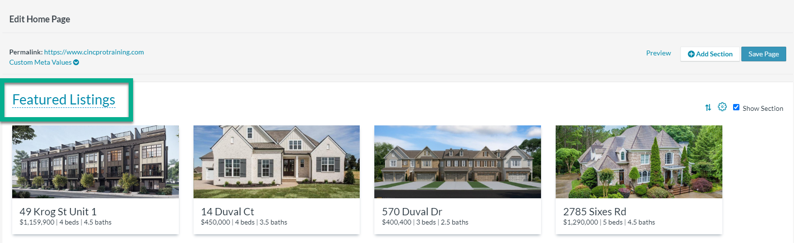 Manage Your Featured Listings