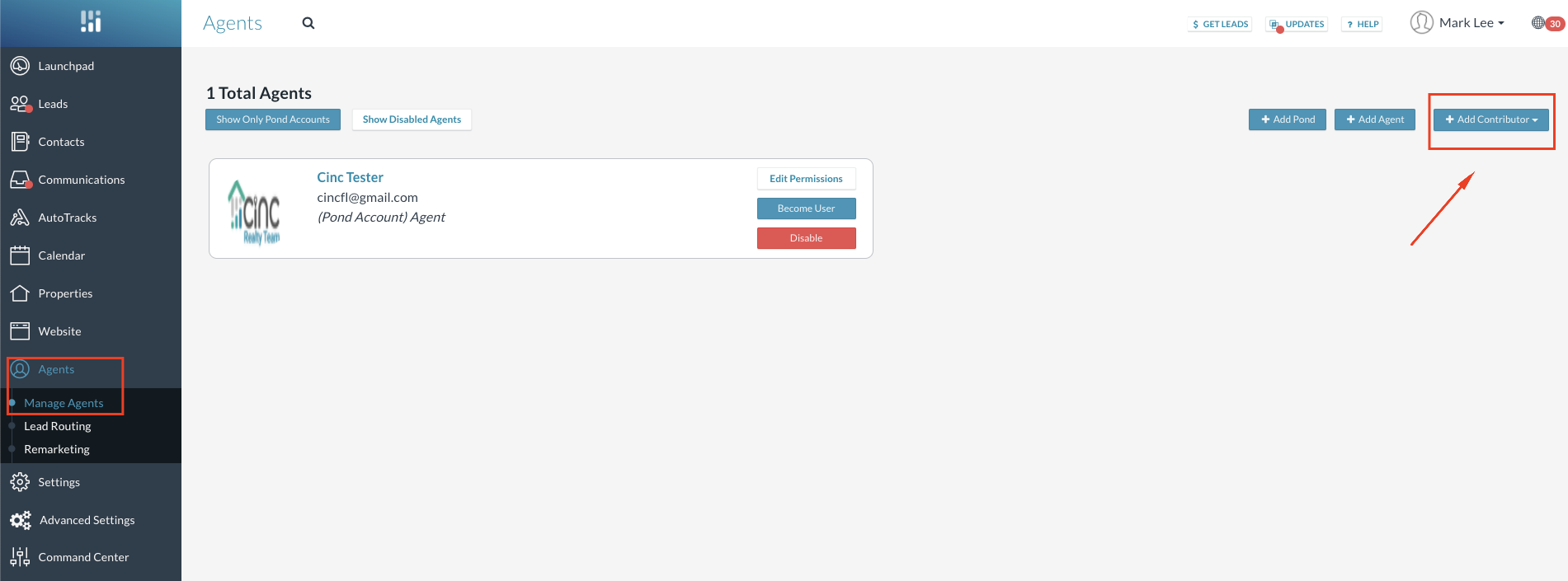 Add a new financial contributor