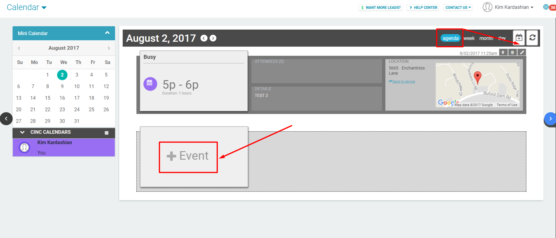Private Events - Calendar - NEW!