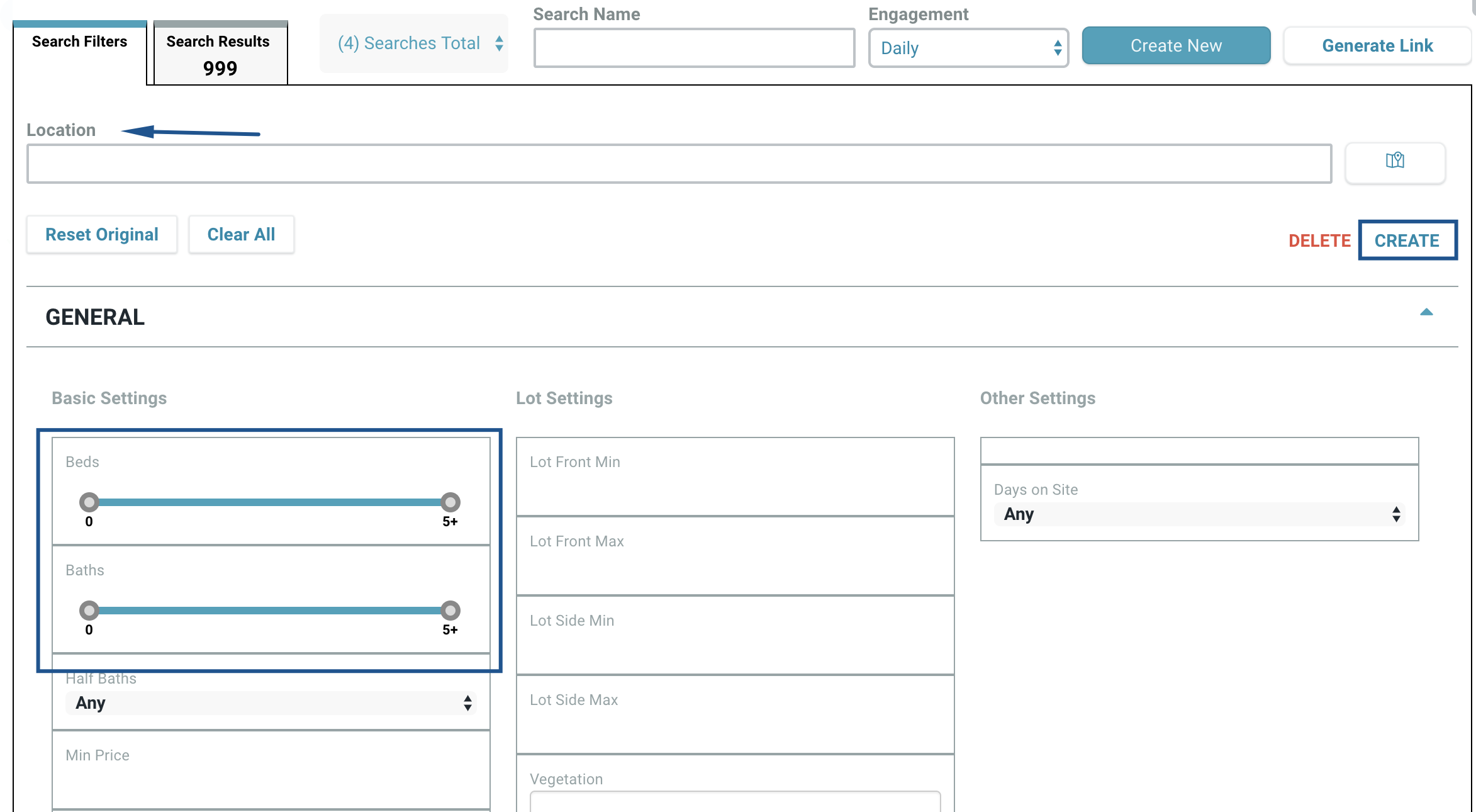 Creating and Editing Saved Searches