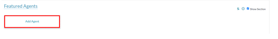 How to Add Featured Agents to Custom Pages