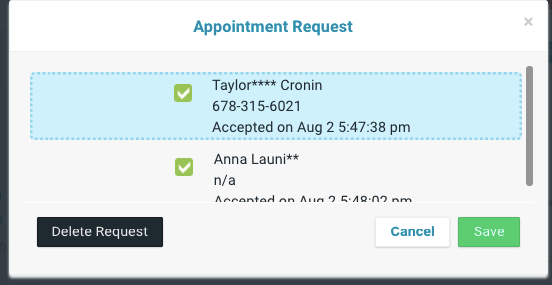 How to Use Appointment Requests