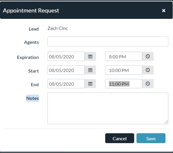 How to Use Appointment Requests