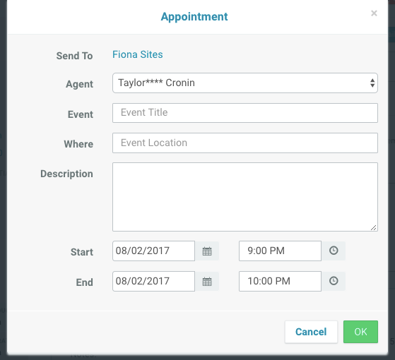 How to Use Appointment Requests