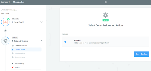 Setting Up "Zaps" In Zapier