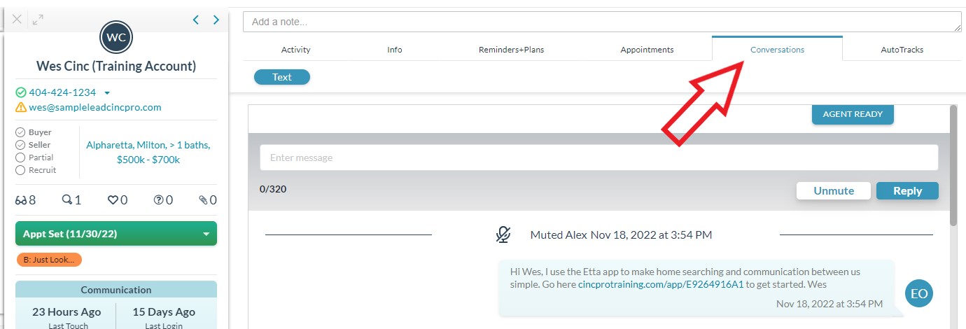 Understanding the Conversations Tab