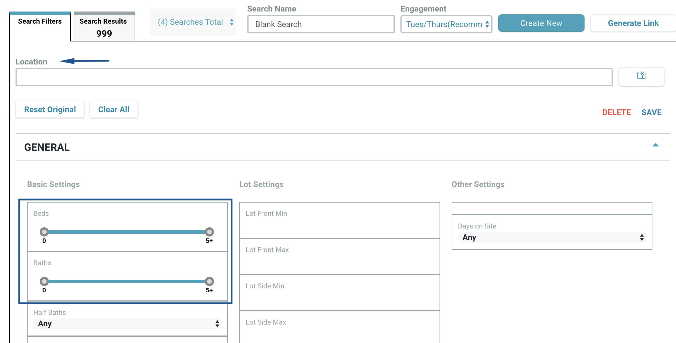 Creating and Editing Saved Searches