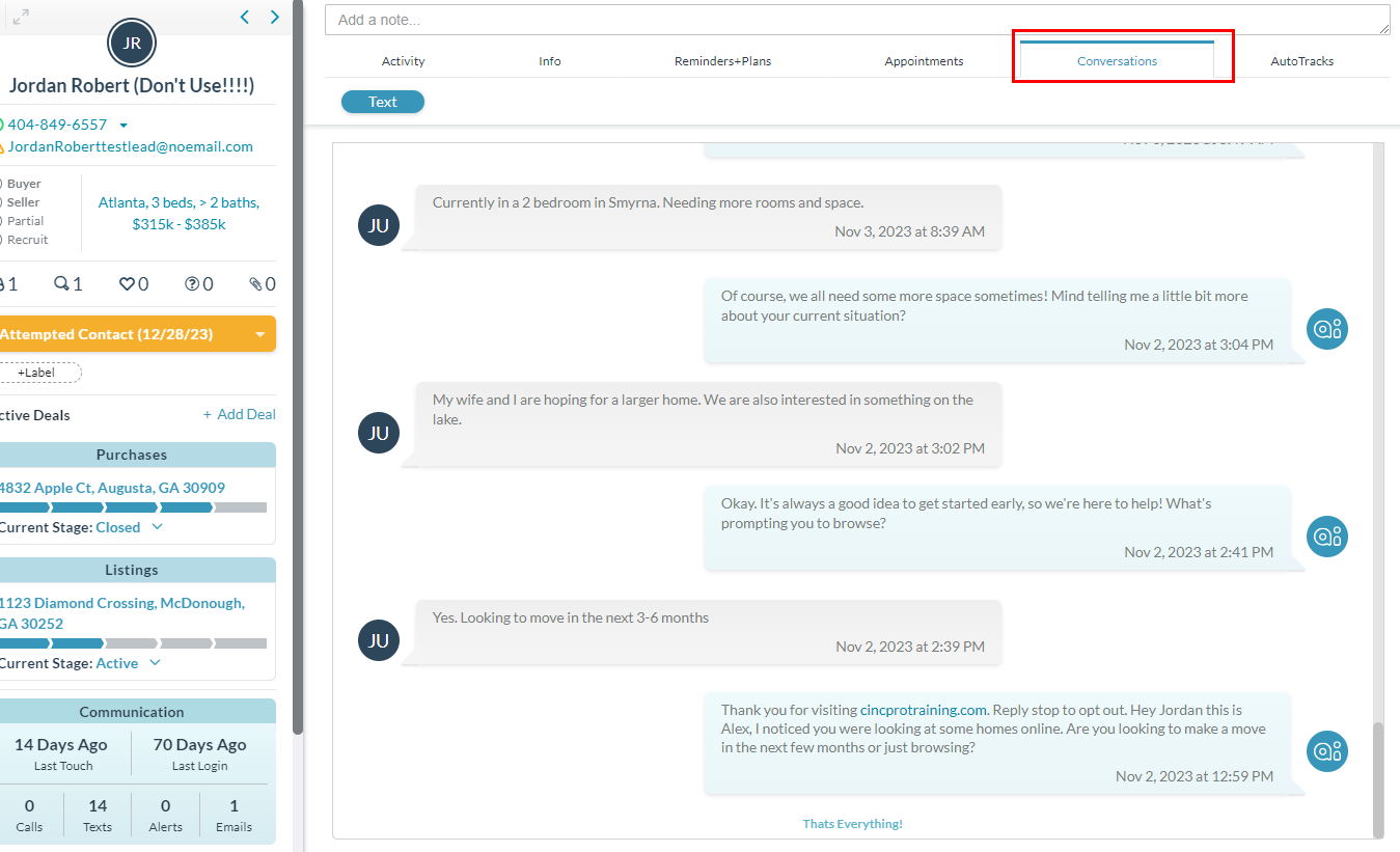 How to Send a Text & Create a Text Template